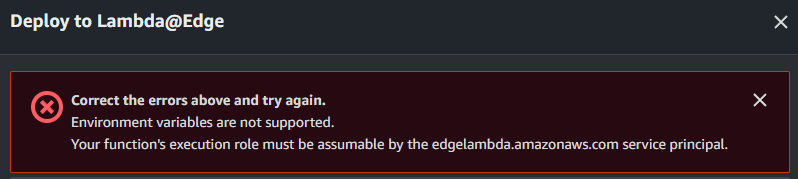 Option to Omit Environment Variables from Lambdas · Issue #1409 ...
