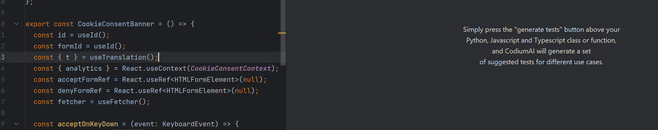 Not getting the generate test option · Issue #7 · Codium-ai/codiumai ...