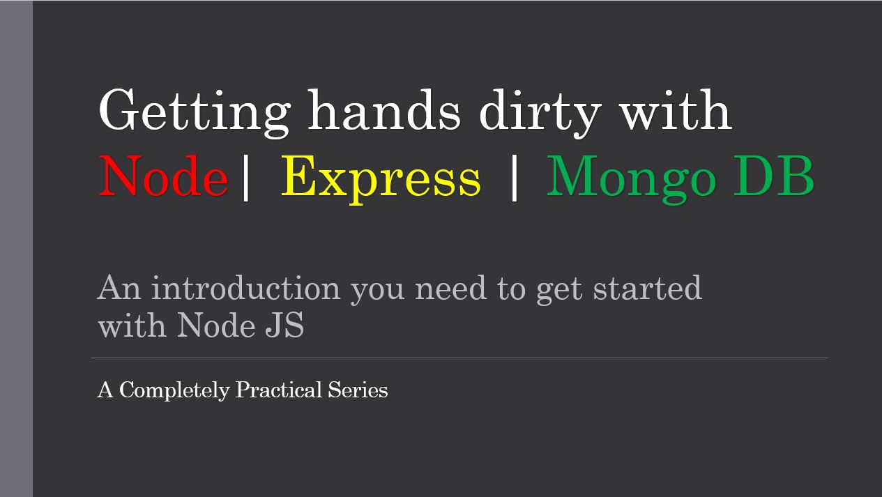 GitHub - charandev/NodeJS-tutorial GitHub - charandev/NodeJS-tutorial