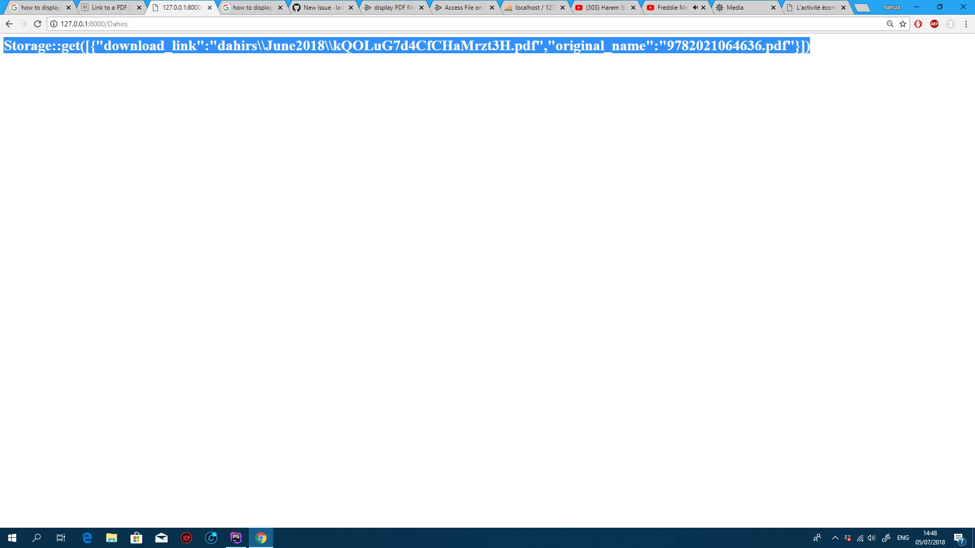 How to display a pdf stored from laravel voyager in the front end · Issue #24756 · laravel ...