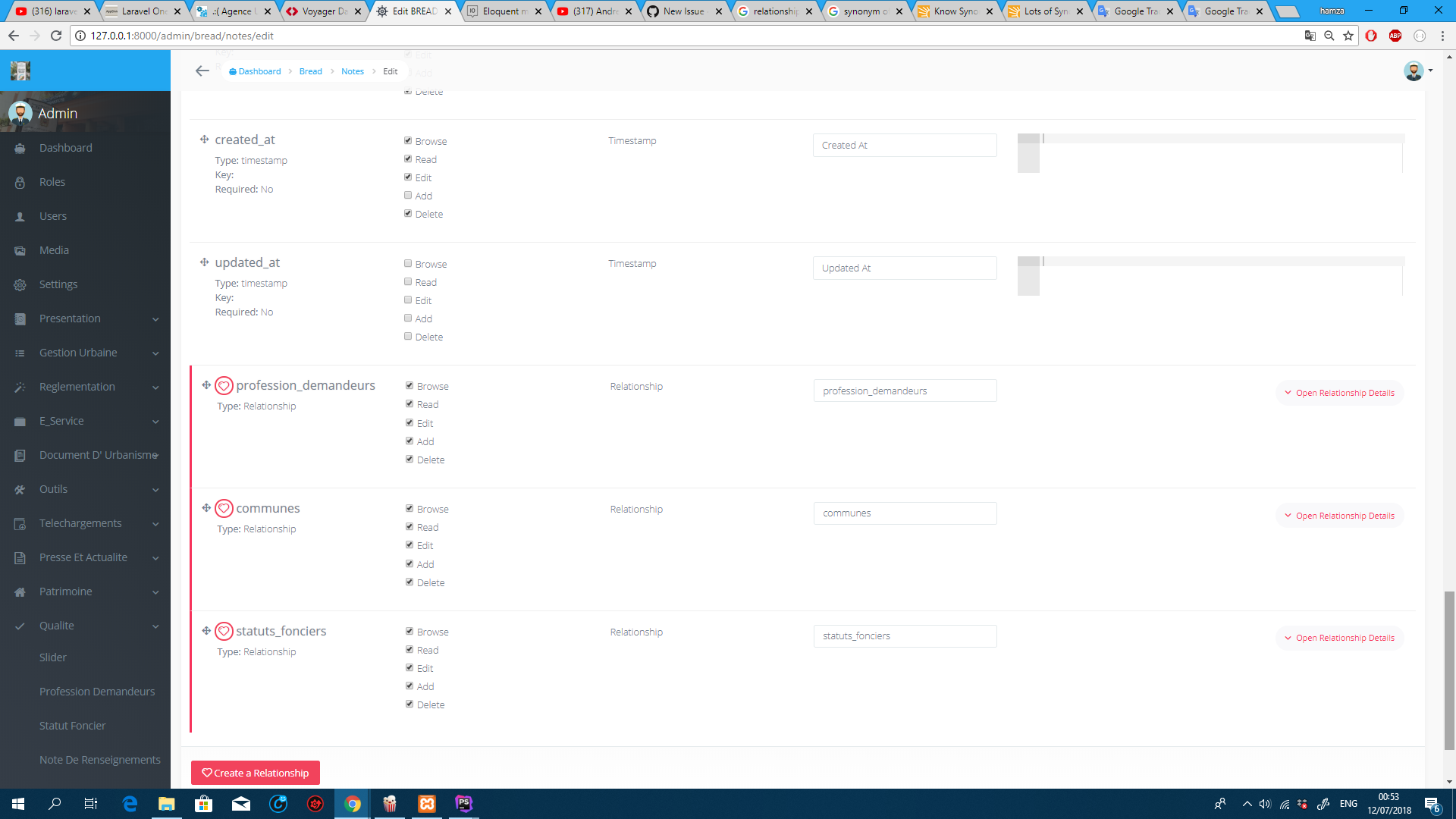 Relationships · Issue #3392 · thedevdojo/voyager · GitHub