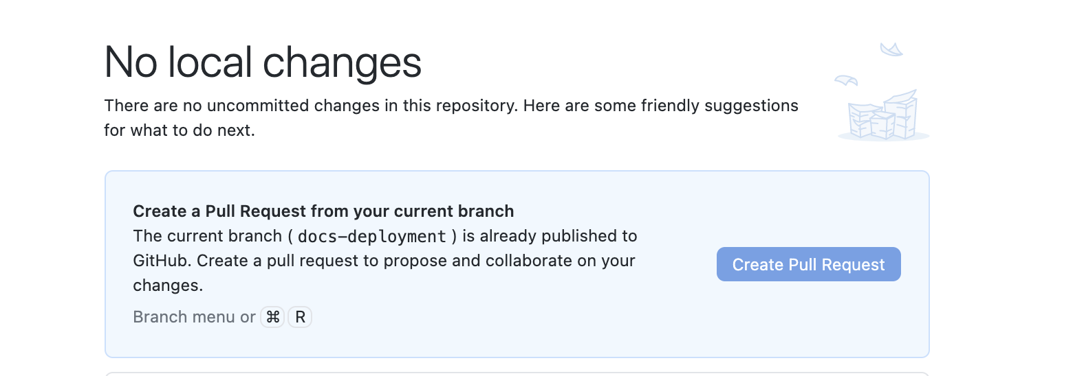 Disabled "Create a Pull Request" button · Issue #12879 · desktop ...