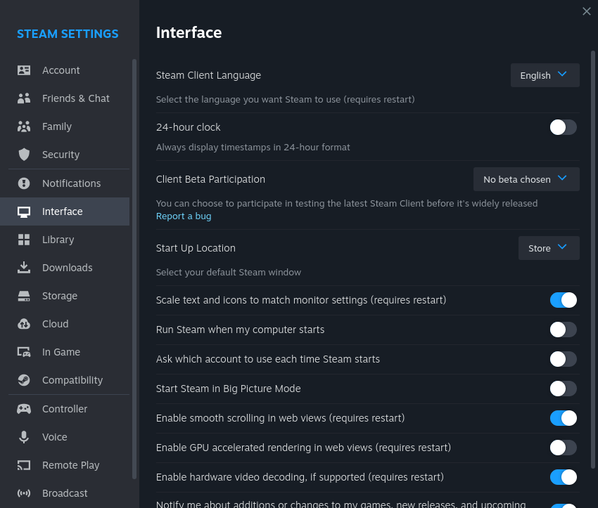 Pop-up menu items cannot be selected. · Issue #9678 · ValveSoftware/steam-for-linux · GitHub