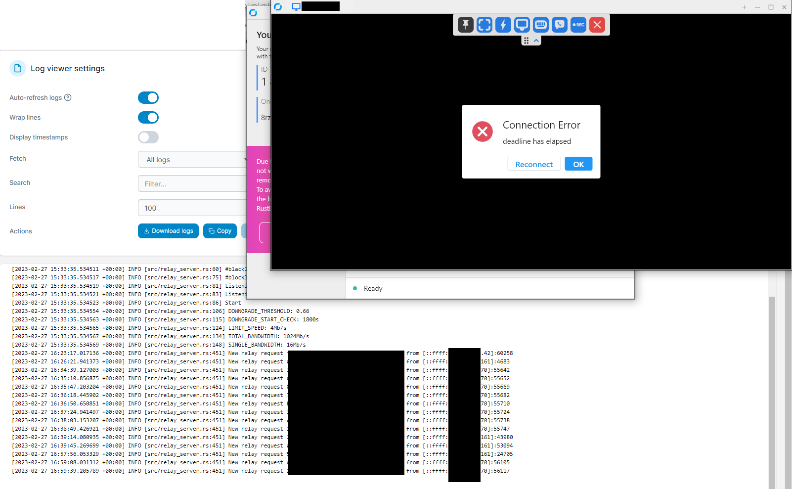 Custom public key value (RS_PUB_KEY) is ignored in latest nightly ...