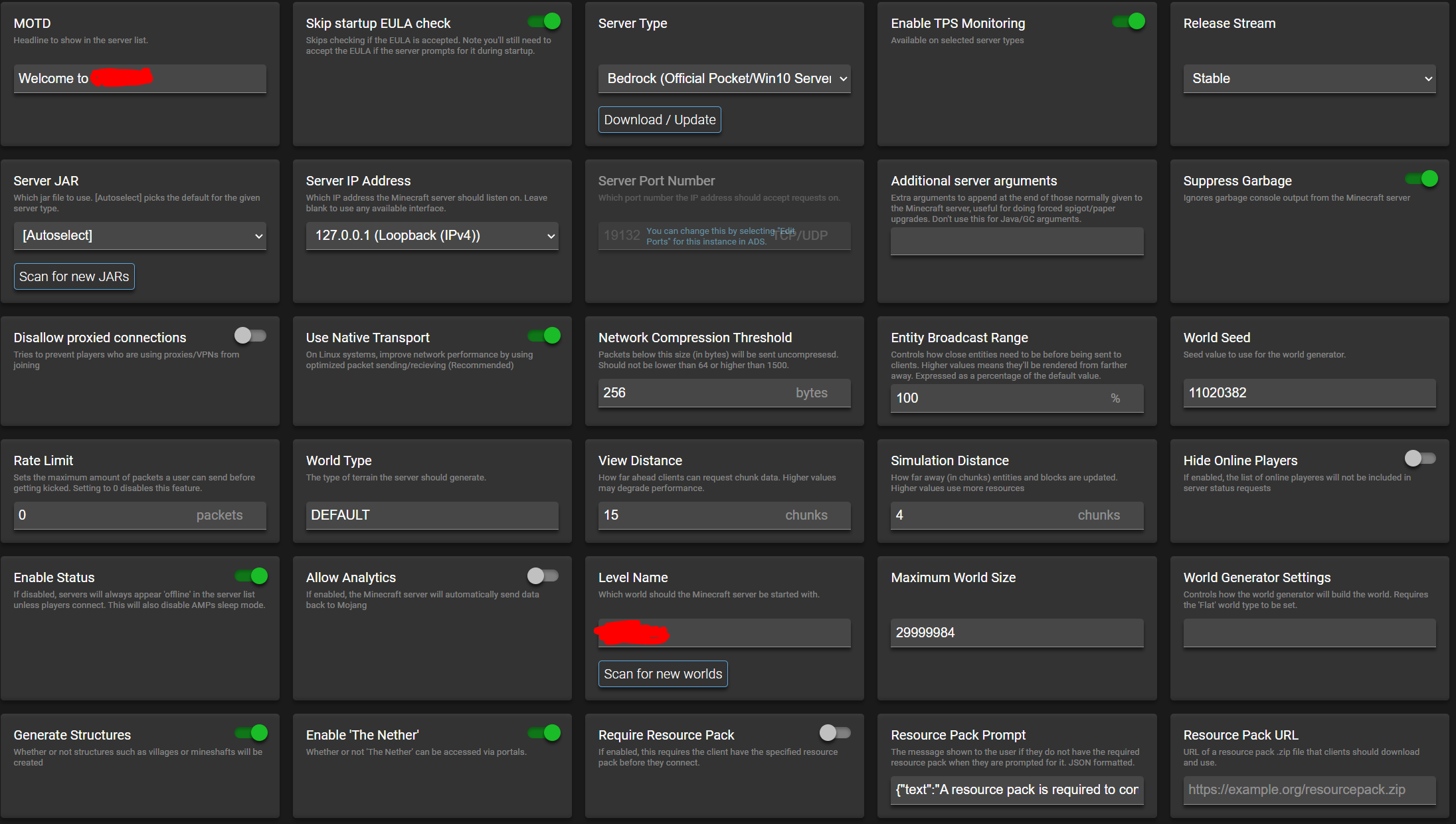 Minecraft Bedrock Edition Server Needs Java Installed to Run · Issue #823 · CubeCoders/AMP · GitHub