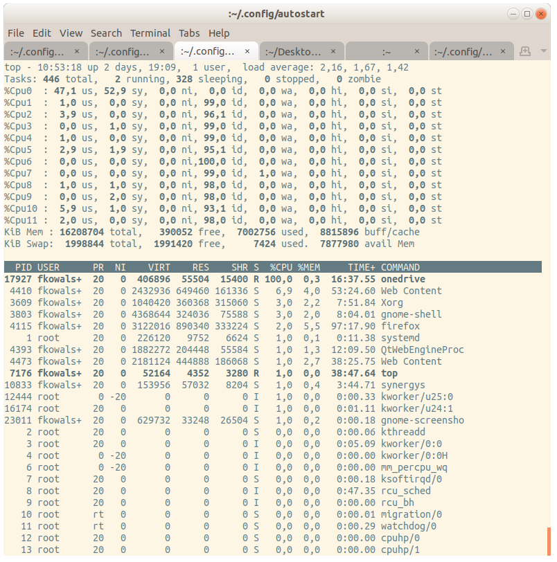 High CPU usage when validating sync state · Issue #404 · abraunegg/onedrive · GitHub