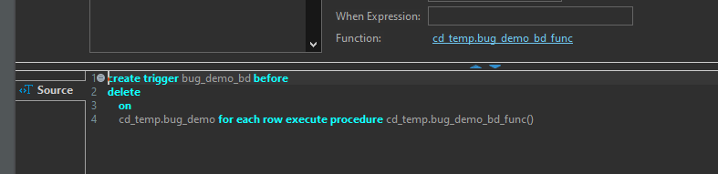 Trigger and trigger function sources display using wrong font · Issue #19436 · dbeaver/dbeaver ...