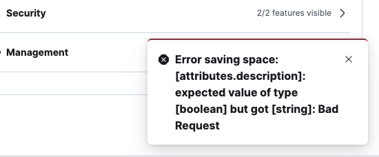 Previous versionSaved Object schemas are not used to validate objects ...