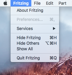 macOS, building against qt 5.15.2, Preferences Menu is not enabled · Issue #3829 · fritzing ...