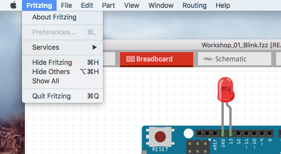 macOS, building against qt 5.15.2, Preferences Menu is not enabled · Issue #3829 · fritzing ...