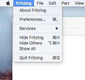 macOS, building against qt 5.15.2, Preferences Menu is not enabled · Issue #3829 · fritzing ...