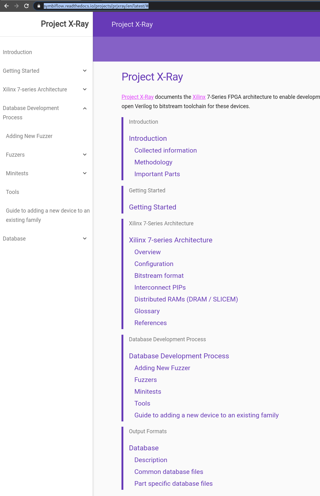 Inconsistent project documentation? · Issue #1504 · f4pga/prjxray · GitHub
