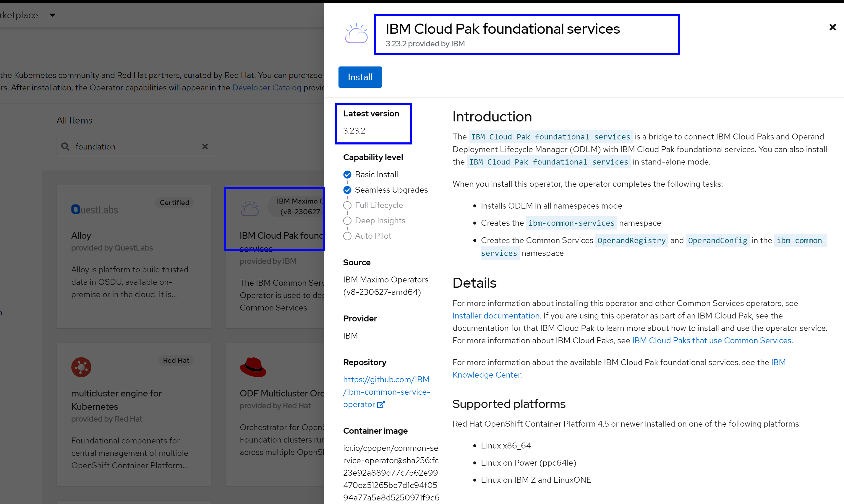 Incorrect mirror images - ibmmas/cli:5.5.0 - v8-230627-amd64 · Issue #893 · ibm-mas/ansible ...
