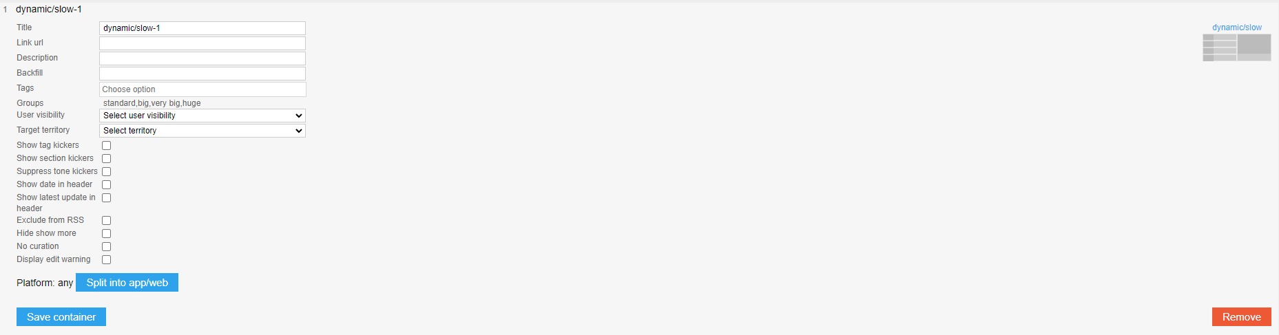 Review container controls supported by Frontend but not DCR · Issue #6392 · guardian/dotcom ...