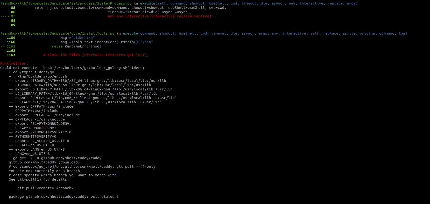 error in building caddy · Issue #41 · threefoldtecharchive/digitalmeX · GitHub