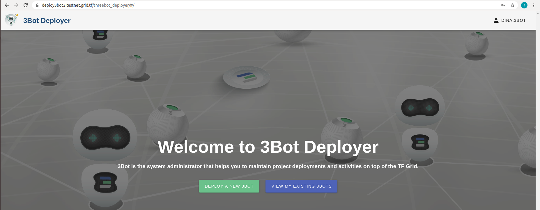 3bot deployer - new homepage text for deployer · Issue #1112 · threefoldtech/js-sdk · GitHub