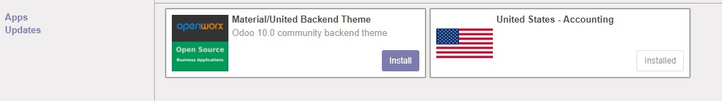 Installed but does not appear in chart of account configuration. · Issue #18373 · odoo/odoo · GitHub