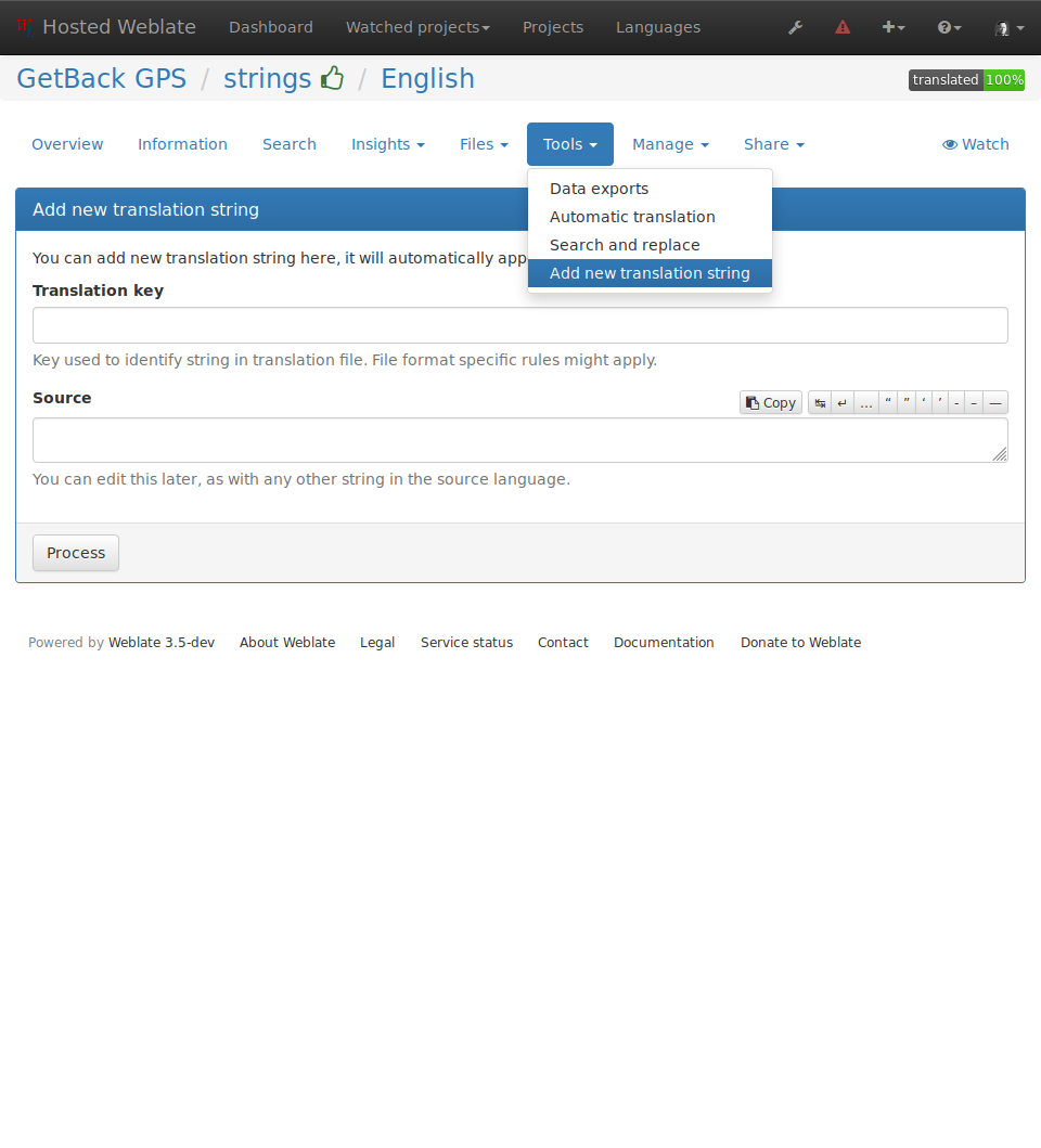 How to add new translation key using weblate? · Issue #1145 · WeblateOrg/weblate · GitHub