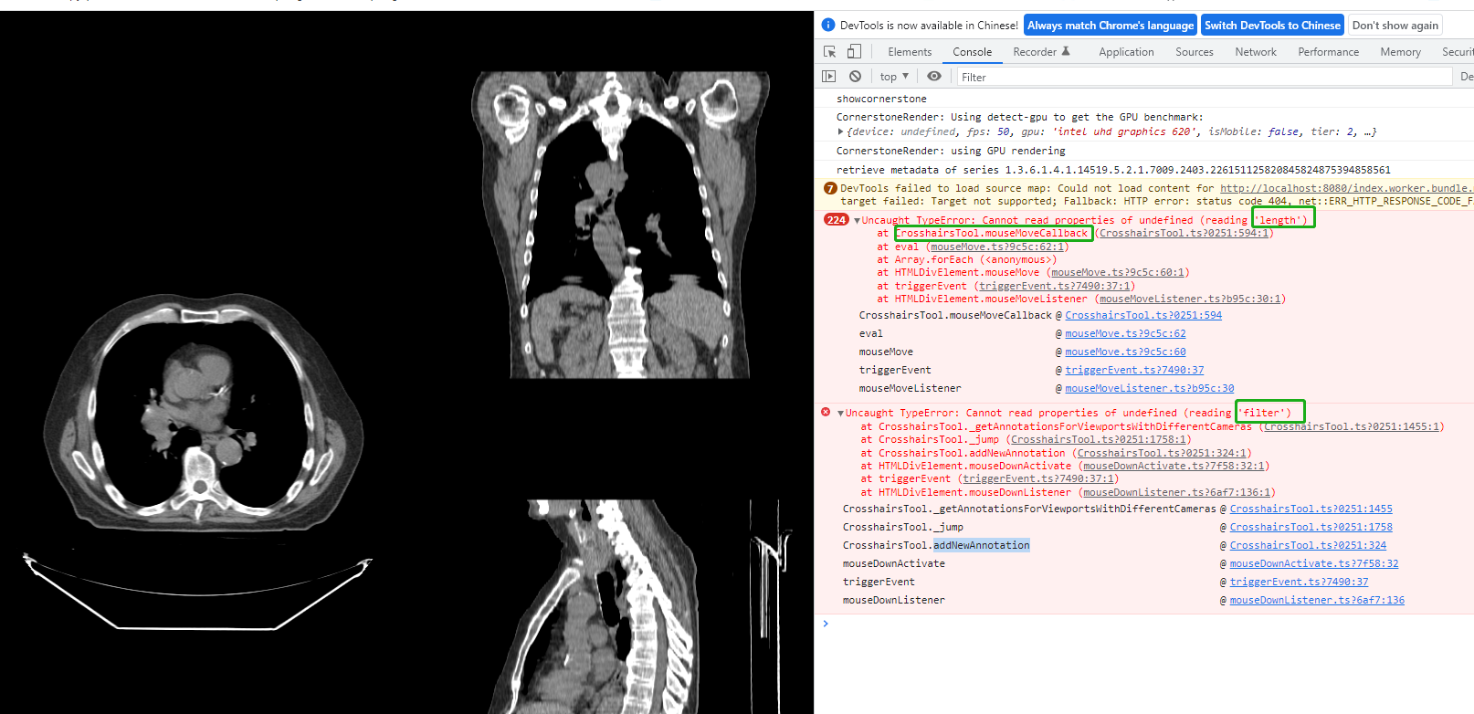 crosshairs error · Issue #185 · cornerstonejs/cornerstone3D · GitHub