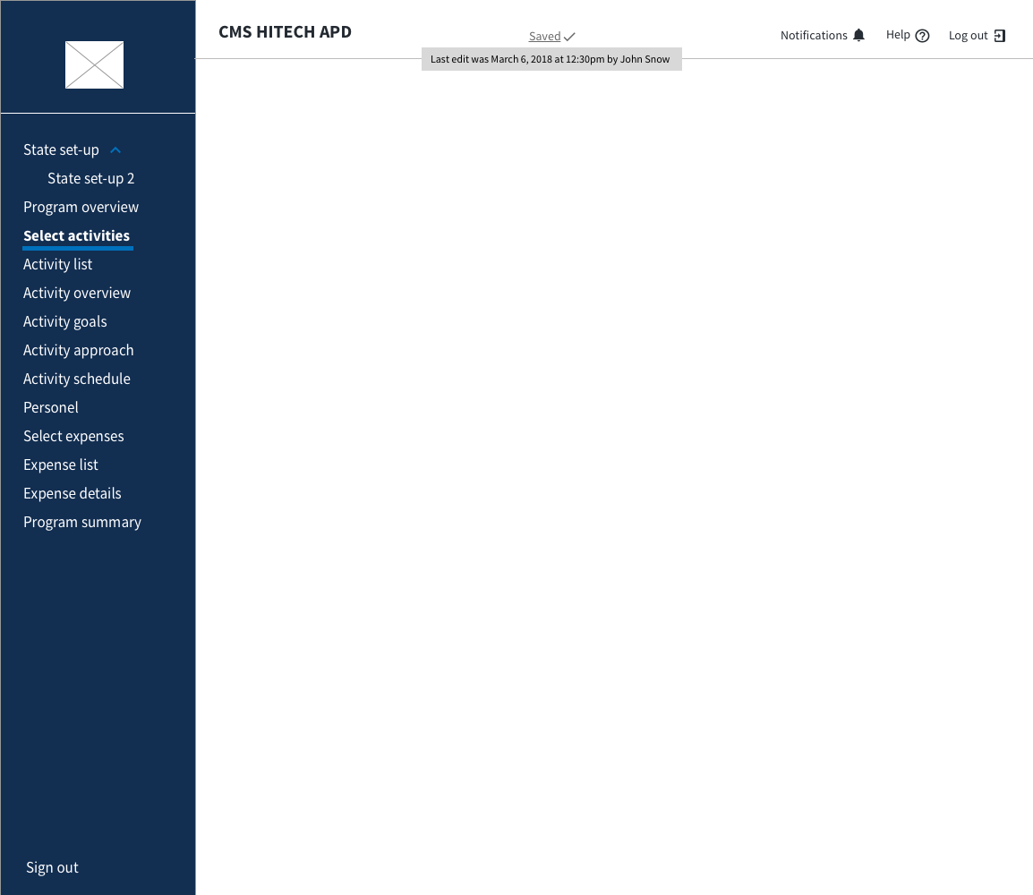 Track changes and view previous versions · Issue #198 · Enterprise-CMCS/eAPD · GitHub