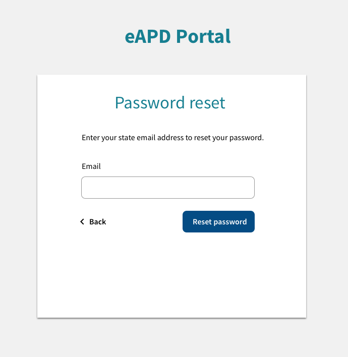 Refine the log in experience · Issue #811 · Enterprise-CMCS/eAPD · GitHub