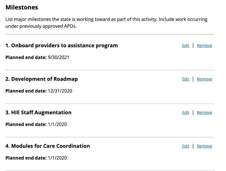 Revisit the Activity List page and see if we need to change it · Issue #2116 · Enterprise-CMCS ...