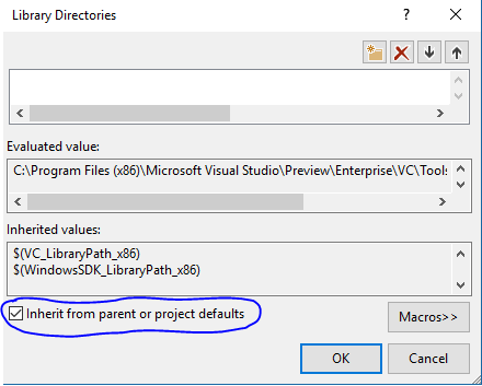 Removing default Visual Studio directories · Issue #674 · fastbuild ...