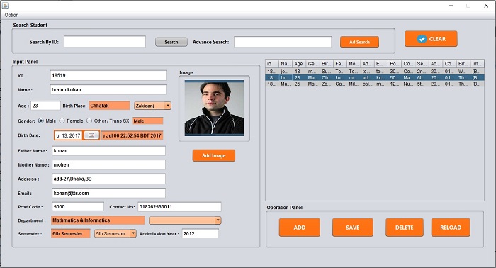 GitHub - avimallik/Student-Information-System: Student information ...