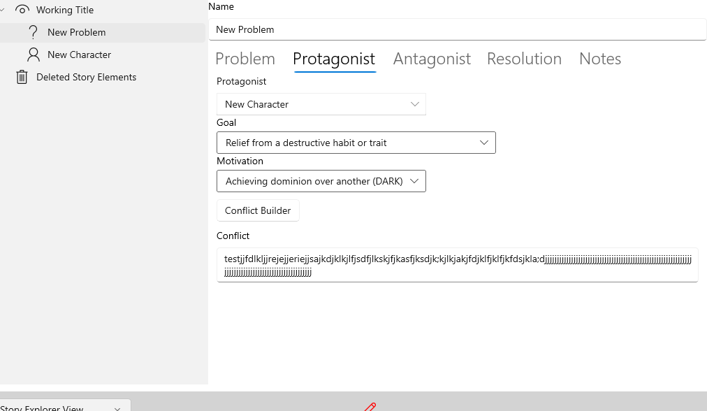 Text Boxes should be same size in New Problem Story Element · Issue ...