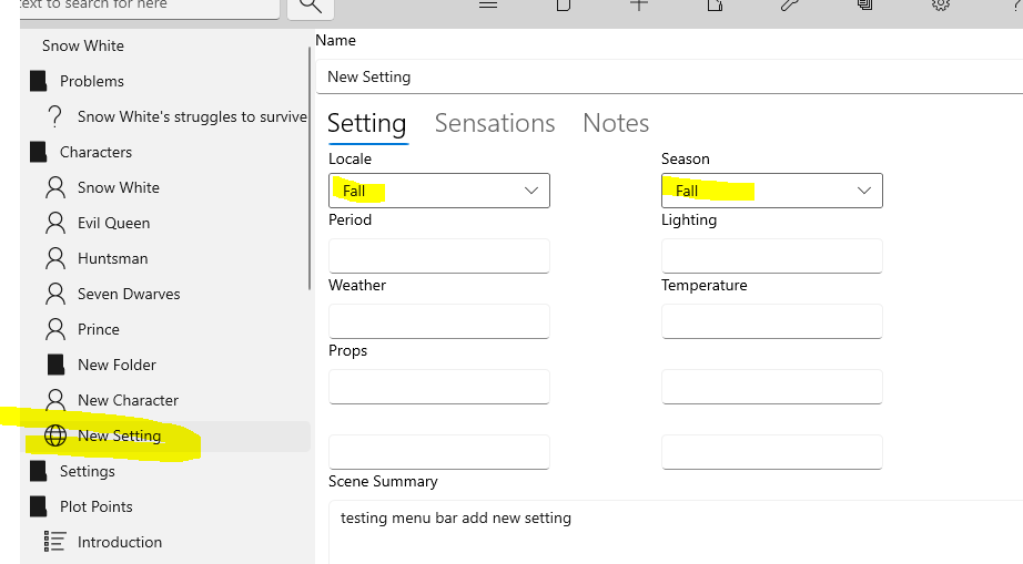 select new locale in setting & season auto completes with locale ...