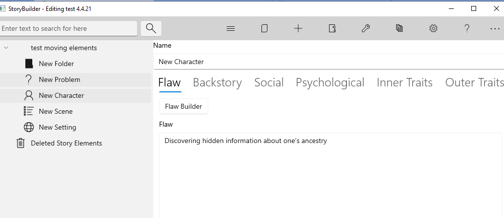 Only able to add one flaw · Issue #272 · storybuilder-org/StoryCAD · GitHub