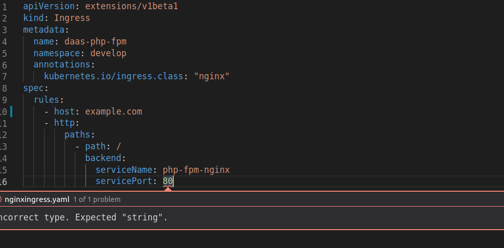 Linter shows false mistake in Ingress config · Issue #621 · vscode ...