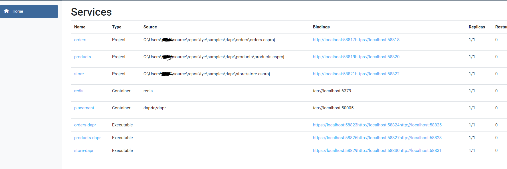 tye integration with dapr sample not working... · Issue #746 · dotnet/tye · GitHub
