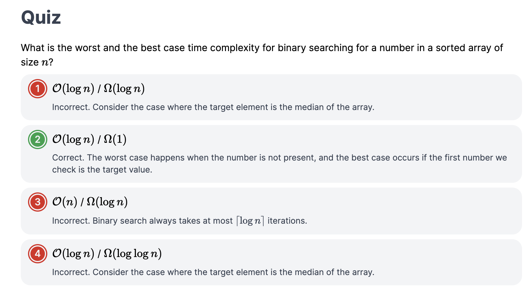 Misleading Binary Search Quiz Question · Issue #3446 · cpinitiative/usaco-guide · GitHub