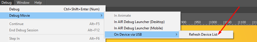 Cannot see device in Flash Builder when using 33.1 · Issue #287 ...