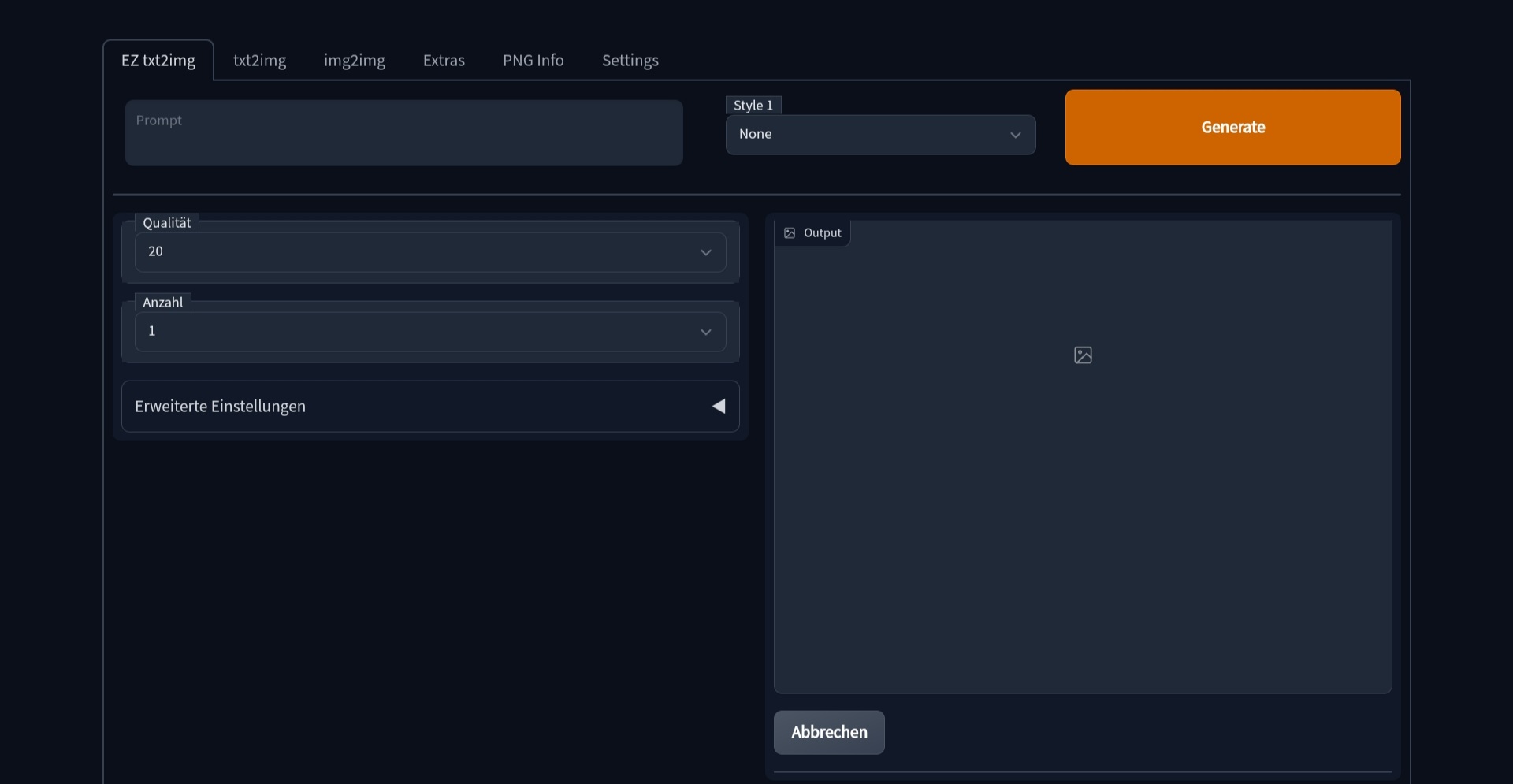 Simple mode · Issue #682 · AUTOMATIC1111/stable-diffusion-webui · GitHub