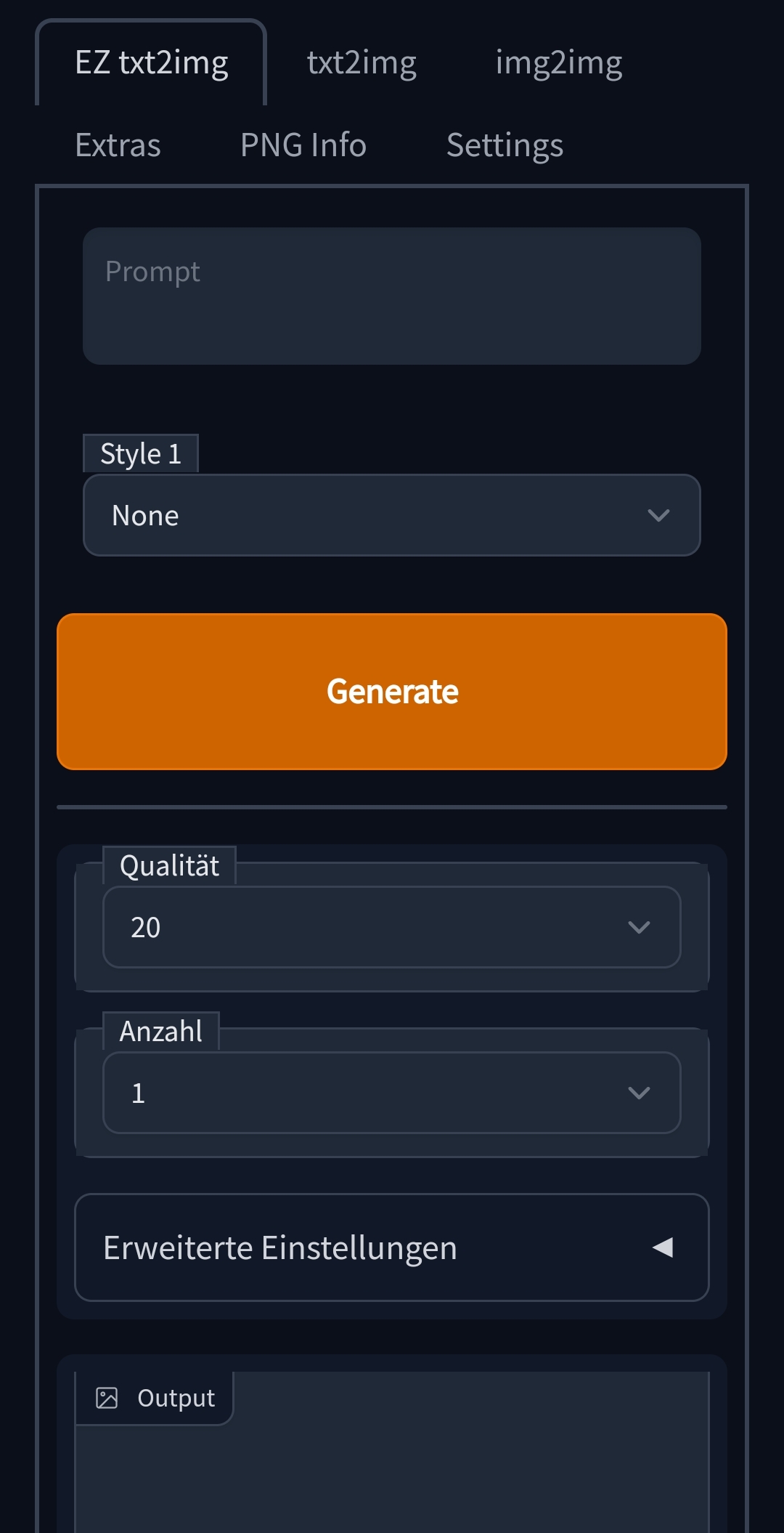 Simple mode · Issue #682 · AUTOMATIC1111/stable-diffusion-webui · GitHub