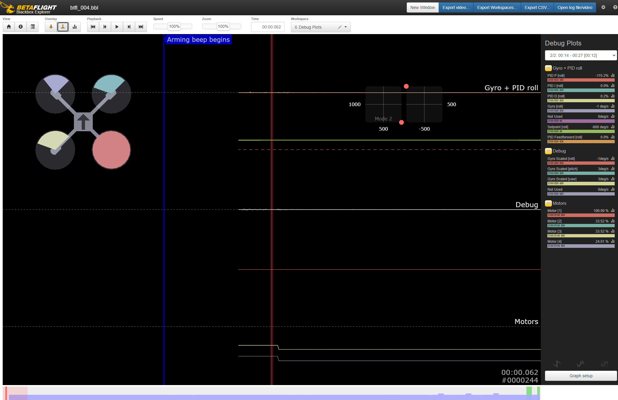 Arming possible while sticks aren't at zero/mid position · Issue #11922 · betaflight/betaflight ...
