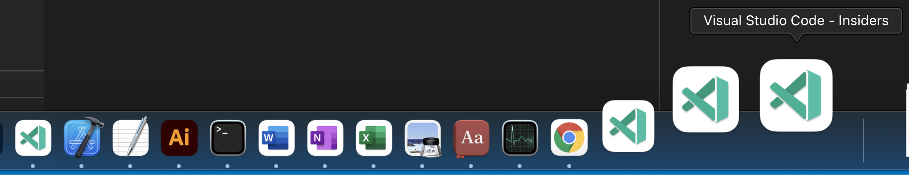 Duplicate app icons show in MacOS Dock · Issue #138475 · microsoft/vscode · GitHub