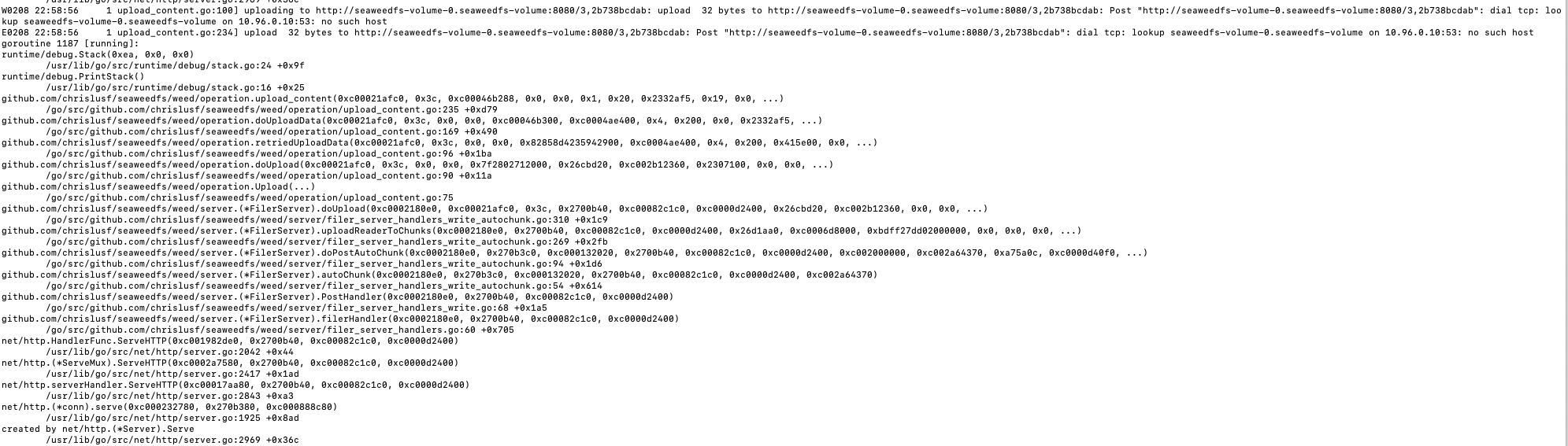 k8s seaweedfs-volume-0.seaweedfs-volume cannot be resolved · Issue #1787 · seaweedfs/seaweedfs ...