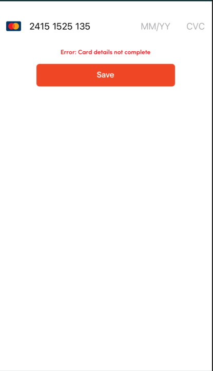 [confirmSetupIntent] Illegal Callback Invocation from native module when error is returned ...