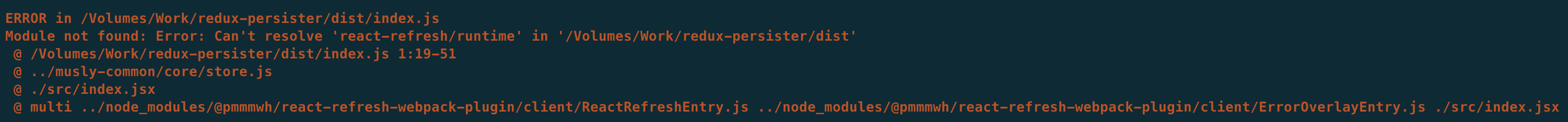 Bug: Yarn link breaks react-refresh · Issue #19924 · facebook/react · GitHub