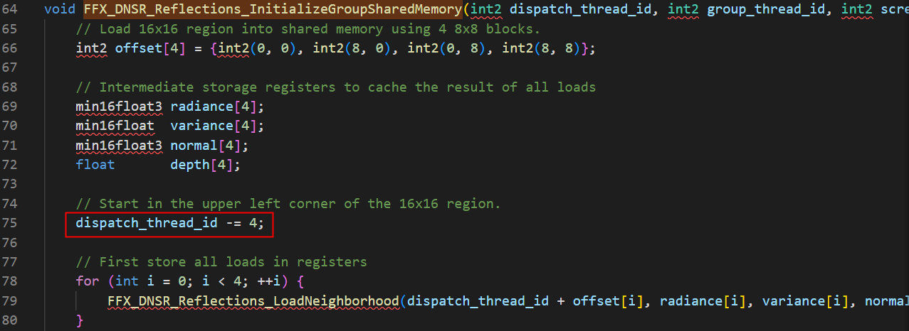 what does negative thread id mean? · Issue #3 · GPUOpen-Effects/FidelityFX-Denoiser · GitHub