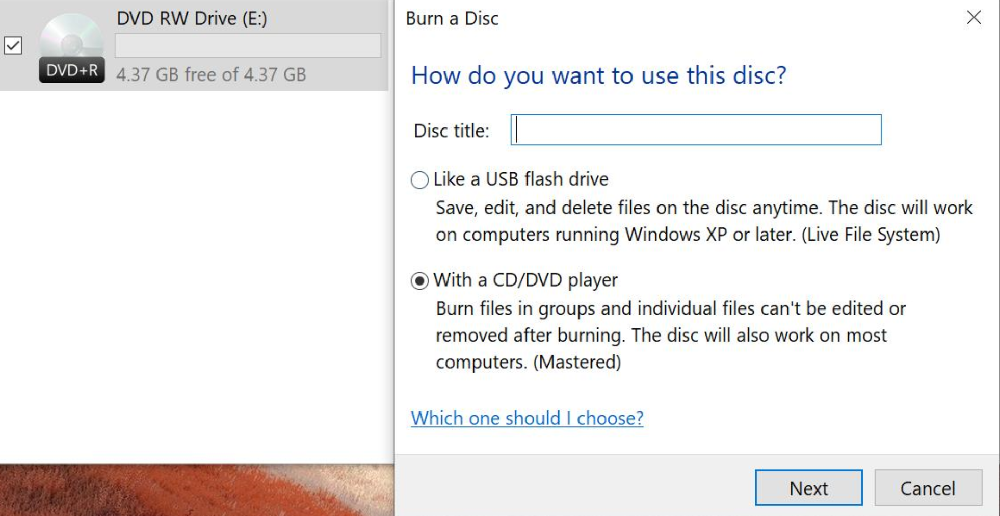 CD cannot be mounted automatically (The cd was burned twice in Windows ...