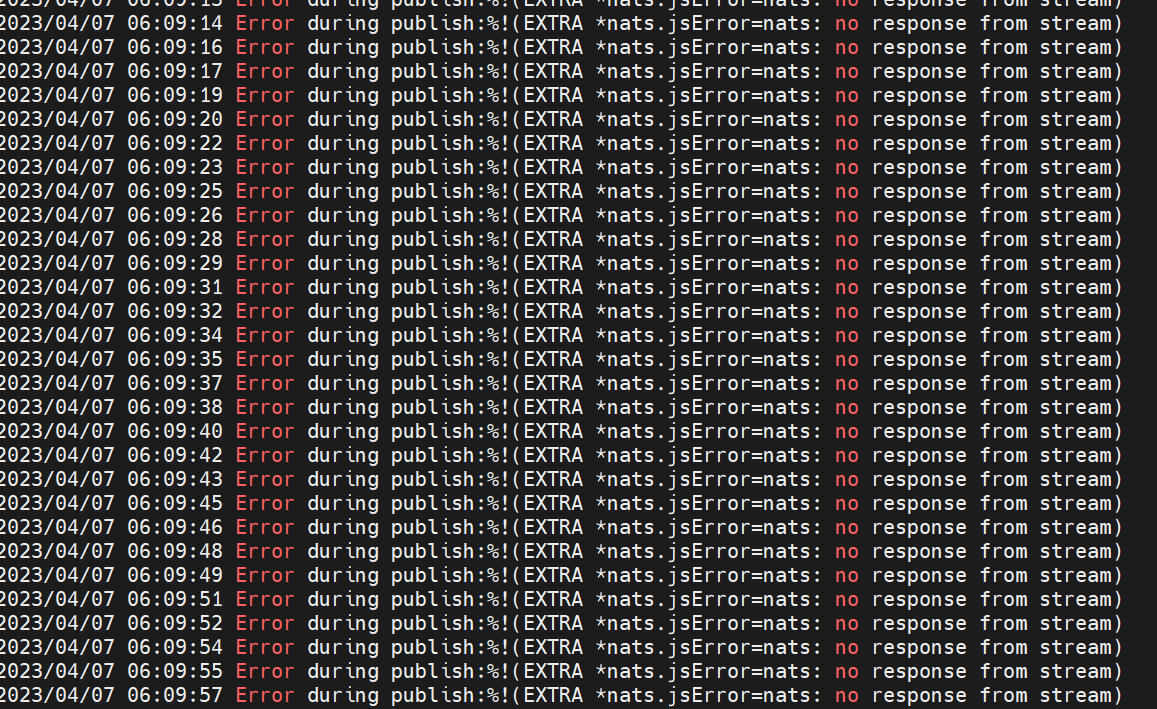 Nats No Response From Stream · Issue 4034 · Nats Io Nats Server · Github