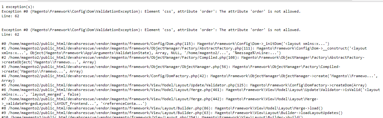 Magento 22 Upgrade Element Css Attribute Order The Attribute Order Is Not Allowed