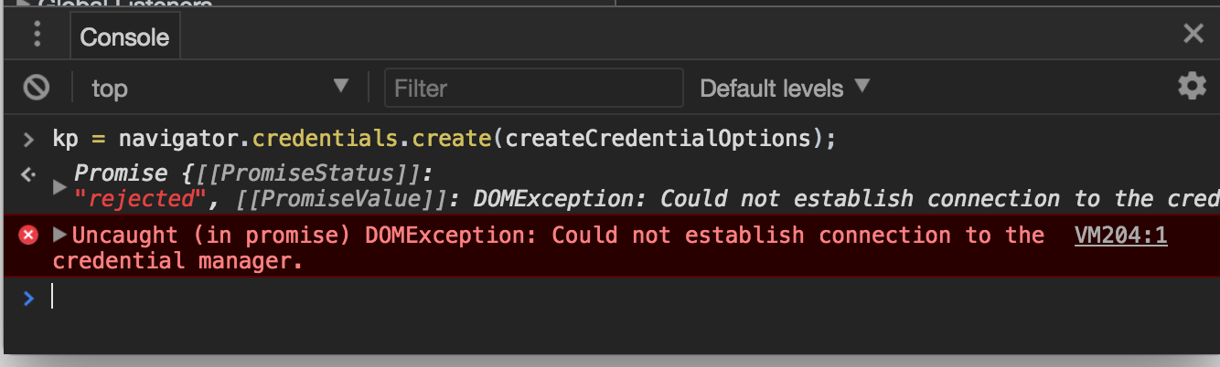 Attempt to create credentials for publicKey fail with error · Issue #1137 · beakerbrowser/beaker ...