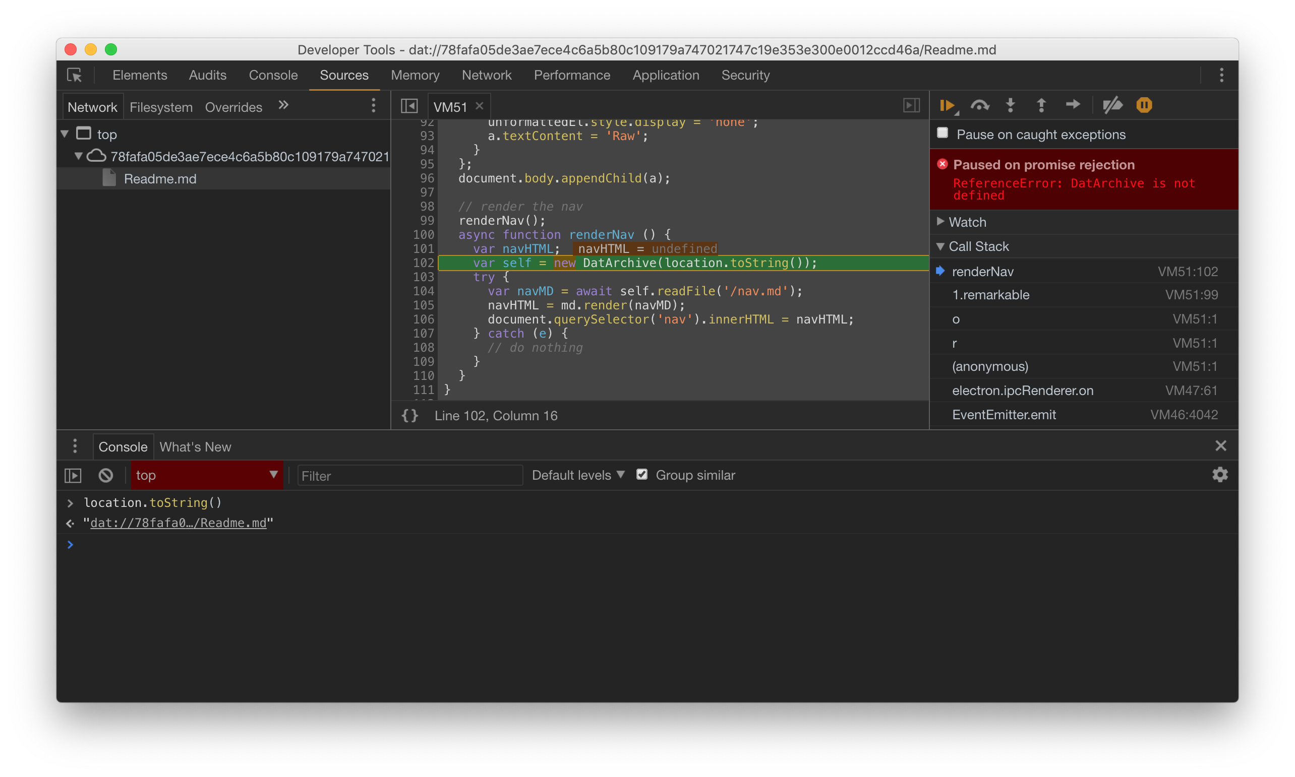 Loading markdown pages causes errors (in console) · Issue #1231 · beakerbrowser/beaker · GitHub