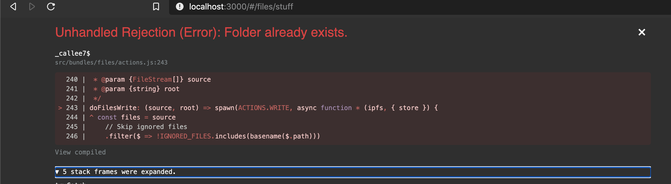 Handling A Case When File With A Matching Name Is Imported · Issue