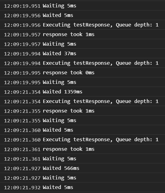 Bizarre setTimeout behaviour (duration is much, much longer than ...